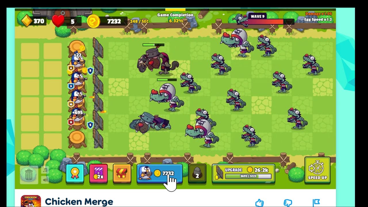 Chicken Merge Unblocked - Play for Free on Poki